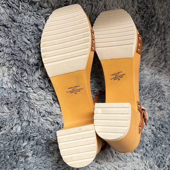 Madden Girl | Shoes | New Cognac Madden Girl Clog Sandal | Poshmark